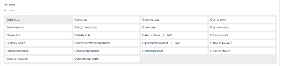 Alert Setup – iQ Technology