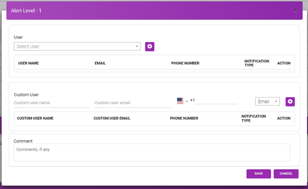 Alert Setup – iQ Technology